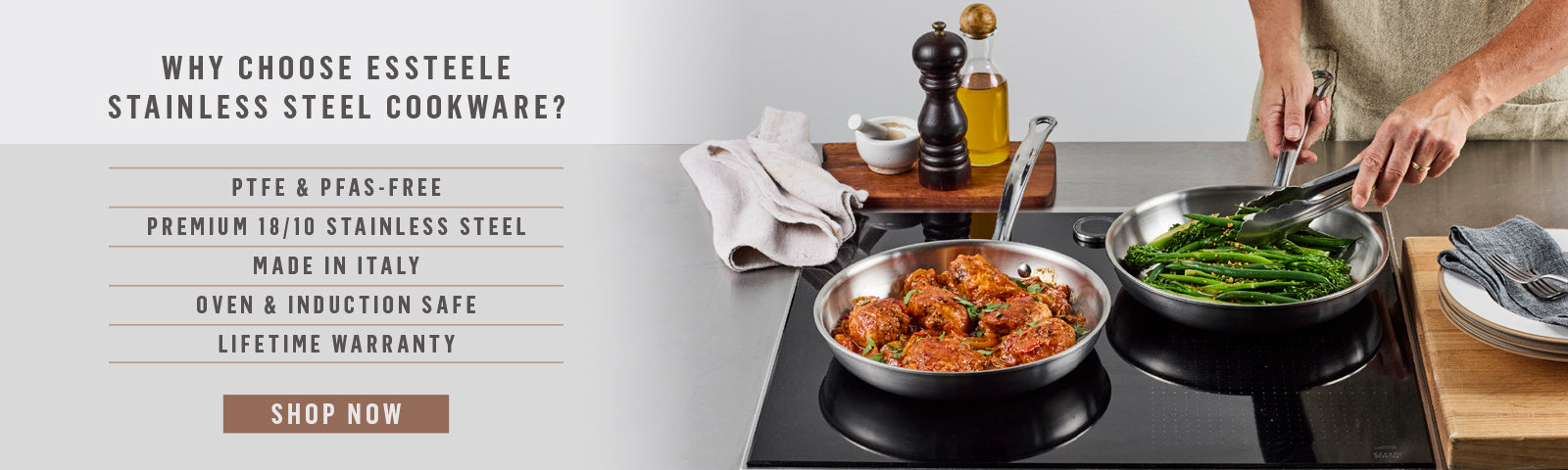 Beautifully Crafted Italian Cookware | Essteele Australia